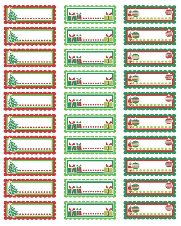 Free Printable Holiday Labels Gerald Printable