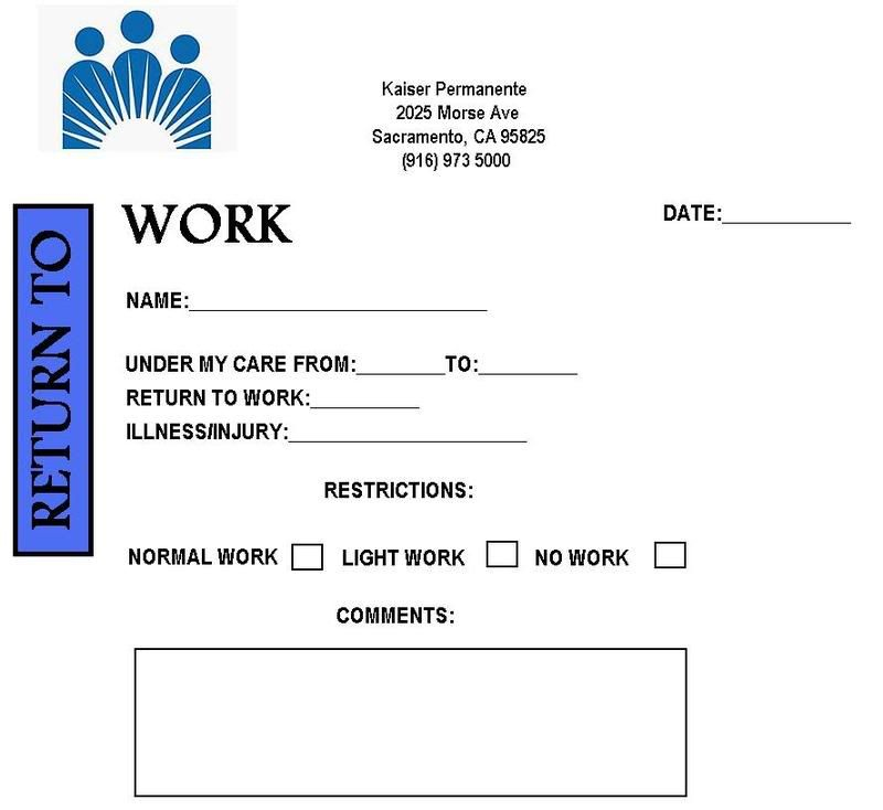 Free Printable Doctors Note For Work Gerald Printable