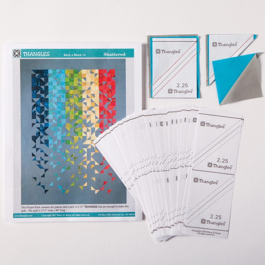 Free Broken Star Quilt Pattern Thangles Download Quilting Lone | Gerald ...