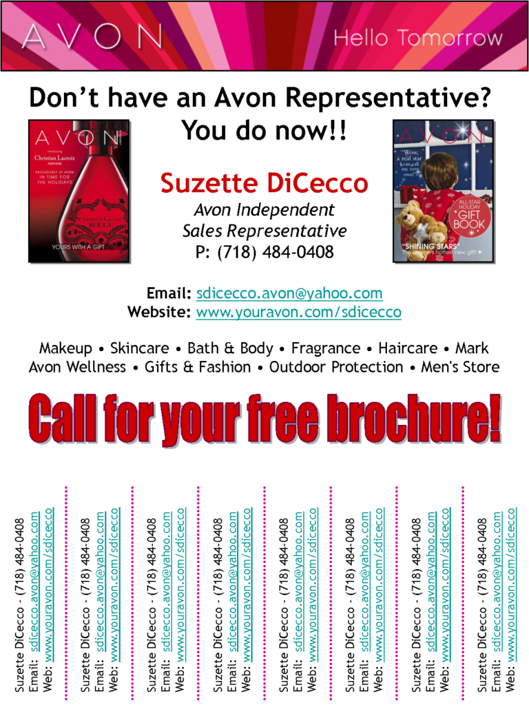 Free Printable Avon Flyers Free Printable | Gerald Printable