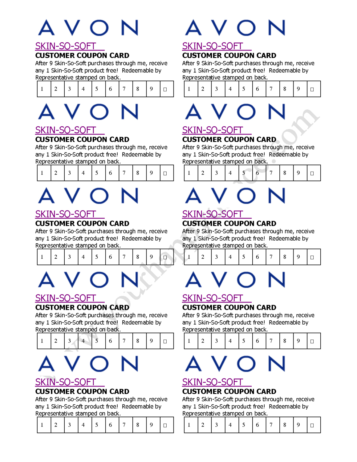 Free Printable Avon Flyers Free Printable A To Z | Gerald Printable