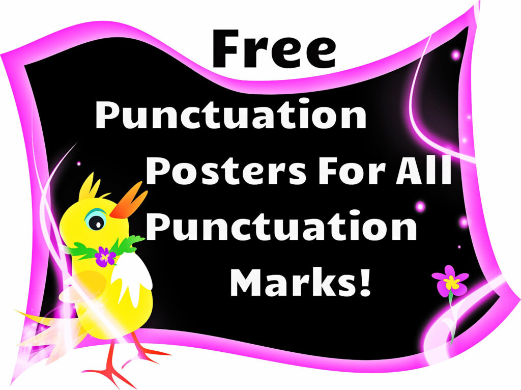 Free Punctuation Posters With Images Punctuation Posters | Gerald Printable