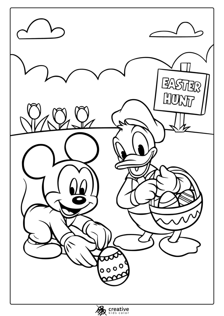Free Printable Coloring Pages For Kids Easter | Gerald Printable
