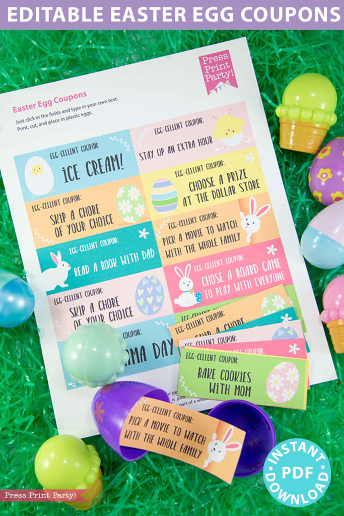 Easter Eggs Coupons Free Printable | Gerald Printable